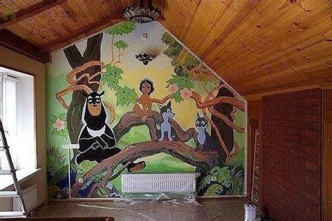 Интересные идеи оформления стен в детской