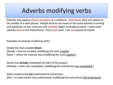Adverbial Modifier