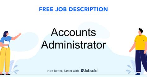 Accounts Administrator Job Description Jobsoid
