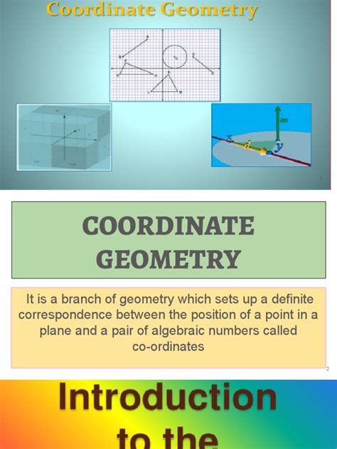 lesson 1 coordinate geometry pdf cartesian coordinate system