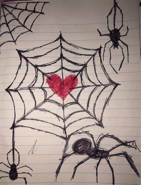 Dibujos Aesthetic Araña Dibujo Telarañas Dibujo Portadas De