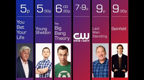 Introducing The 2021 Fall Weeknight Schedule For CW 14