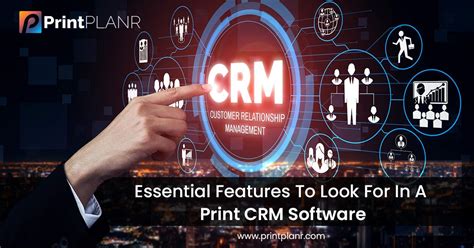 Key Features Of Efficient Print Crm Software Printplanr