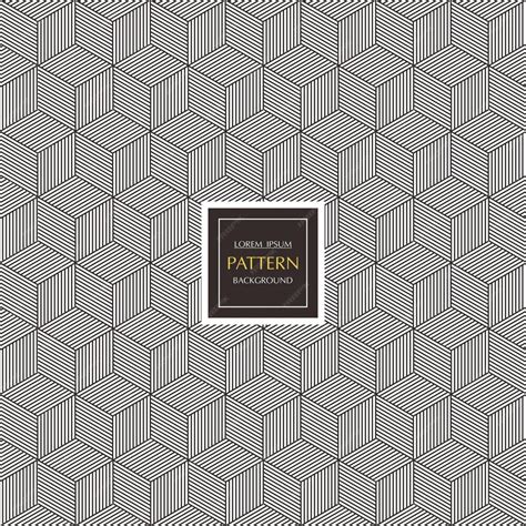 Premium Vector Cube Shape Line Pattern Background
