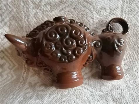 Штоф статуэтка бык керамика — цена 640 грн в каталоге Статуэтки Купить товары для дома и быта