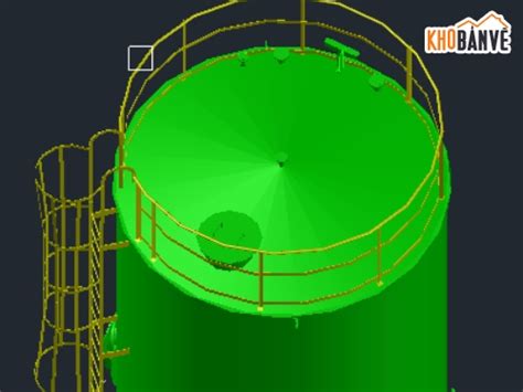 Bản vẽ chi tiết D và D Diesel Oil Tank