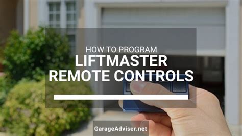 LiftMaster Remote Programming How To Program All LiftMaster Remotes