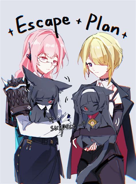 Safebooru 4girls Absurdres Armor Astra Yao Black Jacket Black Pants