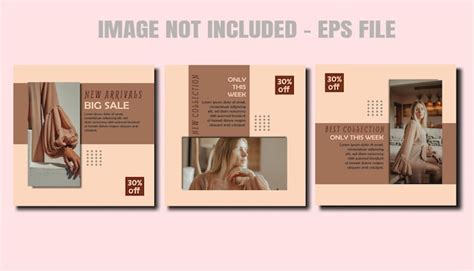 Premium Vector Vector Vector Social Media Template For Fashion Sale