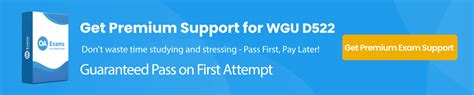 WGU D522 Practice Exam Questions Set 1 Part 1 OA Exams