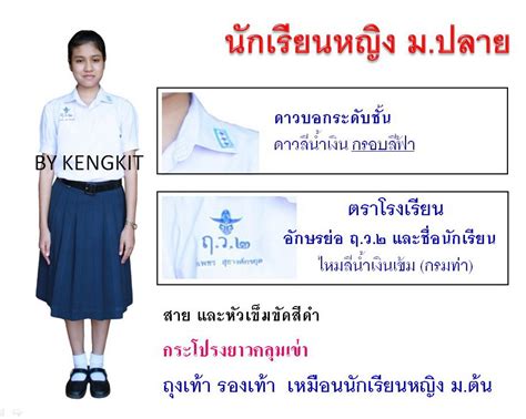 เครื่องแบบนักเรียน ชุดพละ โรงเรียนฤทธิยะวรรณาลัย ๒ Facebook