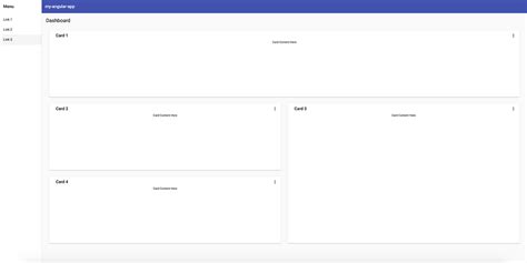 Create An Angular App With A Side Navigation And A Dashboard In 5 Minutes With Schematics By