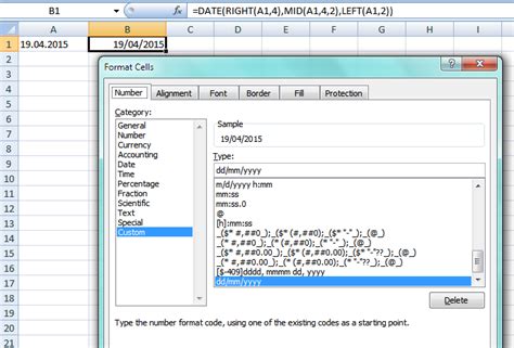 Excel Date Formatting Replace With Stack Overflow