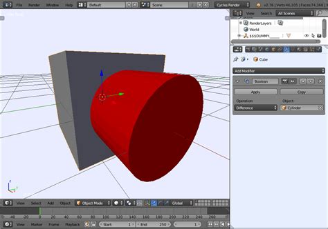 Import Cannot Cut Area Out With Addmodifier Boolean Blender Stack