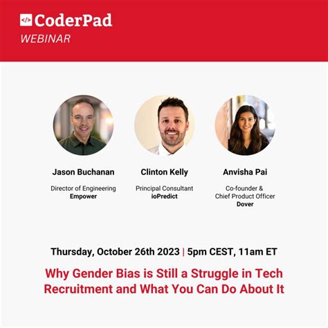 Coderpad On Linkedin Genderdiversity Techrecruitment Inclusivehiring