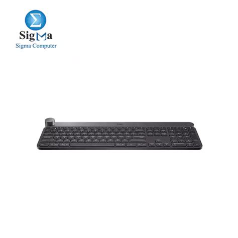 Logitech Craft Advanced Wireless Keyboard With Creative Input Dial Black 2650 Egp