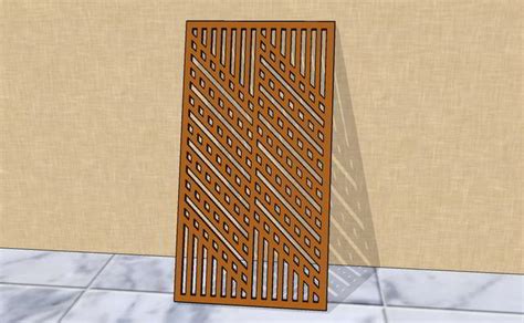 Laser Cut Jali Deco Panel For Room Partition Free Dxf File For Free Download Vectors Art
