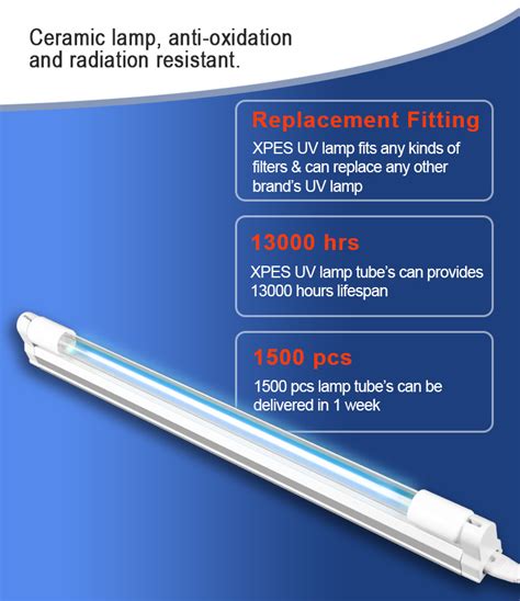 T5 T6 T8 Germicidal Uv Lamp Disinfection Xpes