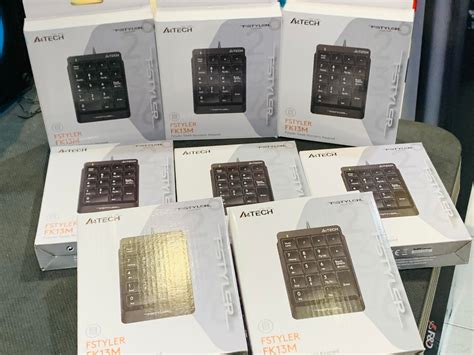 a4tech fstyler fk13m numeric keypad micro usb black computers and tech