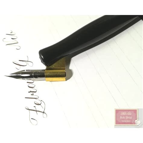 Zebra G Nib With Copperplate Calligraphy Oblique Dip Pen Holder