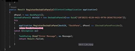 Can`t Load My Dockablepanel Autodesk Community