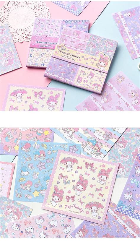 哈喽kitty手工千纸鹤折纸卡通可爱小清新凯蒂猫儿童正方形手工纸 阿里巴巴