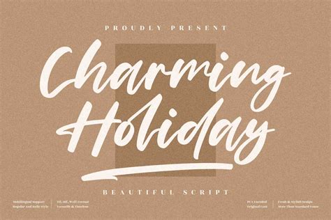 Charming Holiday Font Dfonts