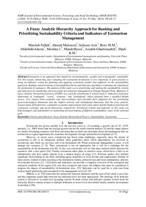 Pdf A Fuzzy Analytic Hierarchy Approach For Ranking And Prioritizing