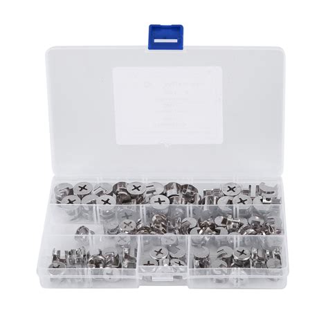 75 Pcs Furniture Connecting Cam Lock Fittings Furniture Connecting Fastener Cabinet Connectors