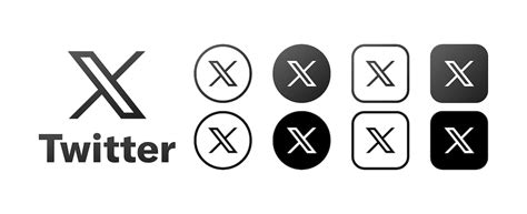 Premium Vector Twitter X Social Media Logo Icons Editorial Social