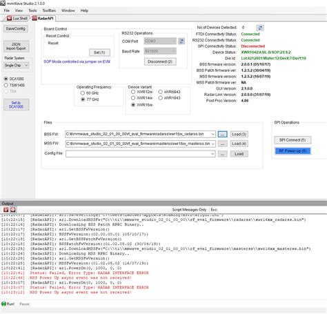 Awr1642boost Awr1642boost Fmcw To Cw Sensors Forum Sensors Ti E2e Support Forums