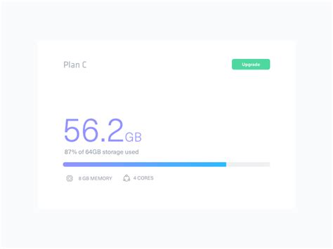 cloud settings panel influxdata by ashley adamson on dribbble