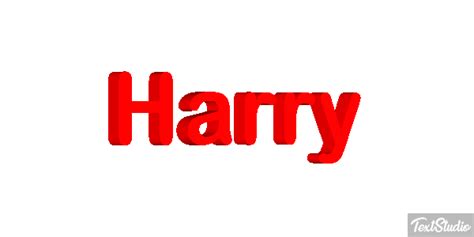 Harry Name Animated  Logo Designs