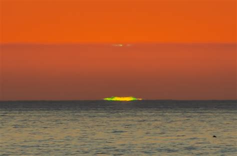 Green Flash At Sunset Mendonoma Sightings