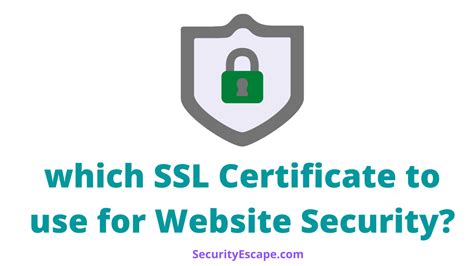 Where To Find An Ssl Certificate On The Server Security Escape