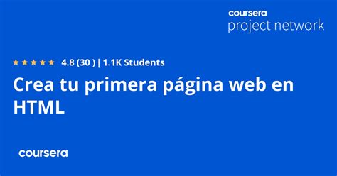 Crea tu primera página web en HTML