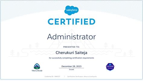 cherukuri saiteja on linkedin salesforcecertification trailhead
