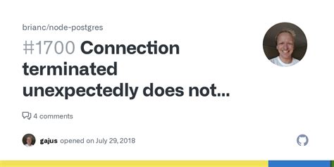 Connection Terminated Unexpectedly Does Not Propagate To The Active
