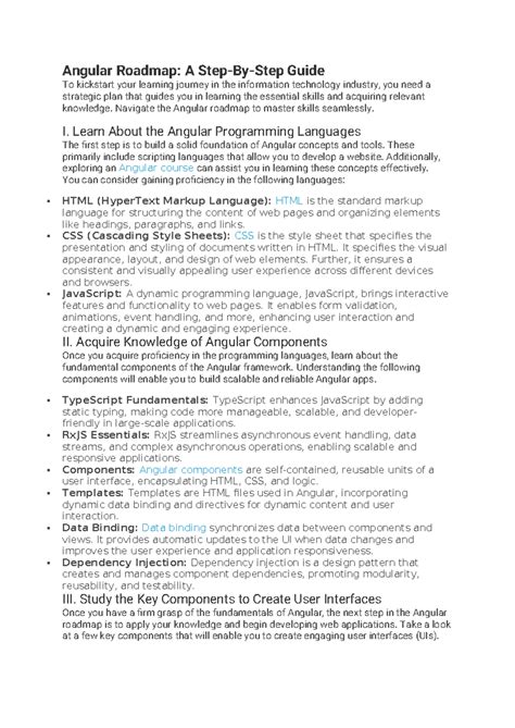 Angular Roadmap Ethical Hackking Angular Roadmap A Step By Step