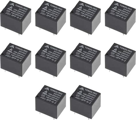 Uxcell 6 Pcs Ac 110v 120v Coil 4pdt 35mm Din Rail Power Relay Socket