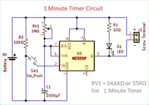 One Minute Timer Circuit