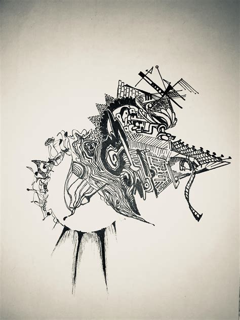 Tumbling Down Ccw R Drawing