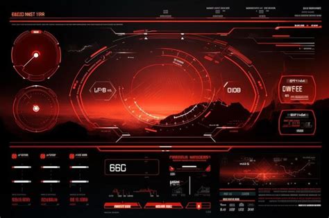 Gui Futuristic User Interface Screen Elements Set Premium Ai