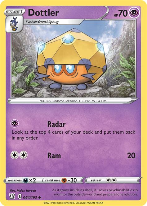 Dottler Battle Styles Uncommon Bst 64 Matraws