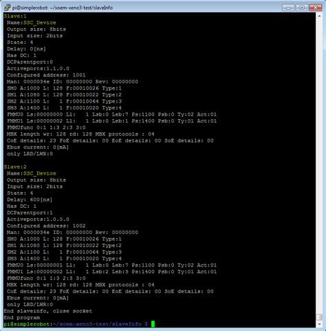 Simple Robot Raspberry Pi Ethercat Master Picat
