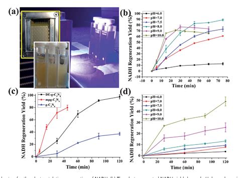 Figure 1 From Bio Inspired Nadh Regeneration By Carbon Nitride Photocatalysis Using Diatom