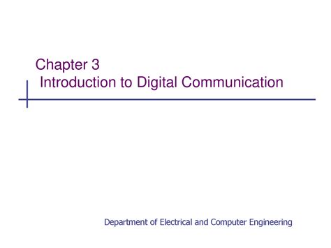 Digital Communication Docsity
