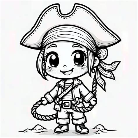 Girl Pirate Coloring Pages 2025
