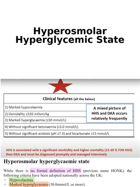 Hyperosmolar Hyperglycemic State Pdf