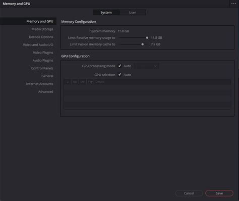 why doesn t my gpu show up on the options r davinciresolve